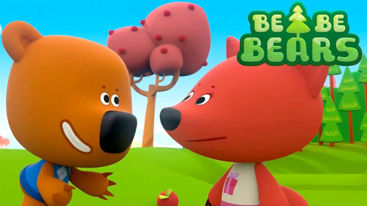 BE-BE-BEARS 🐻 Bjorn and Bucky 🦊 A Present for Bucky 🐥 Funny Cartoons ...