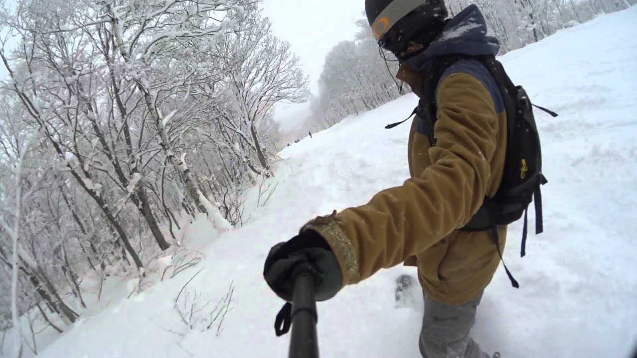 powder board in the park - YouTube