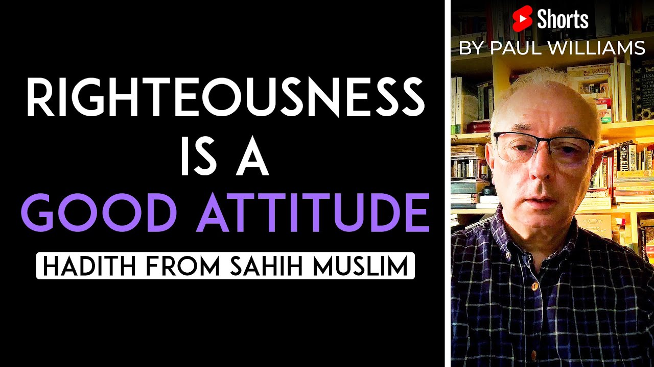 Righteousness is a Good Attitude | #shorts by Paul Williams - YouTube