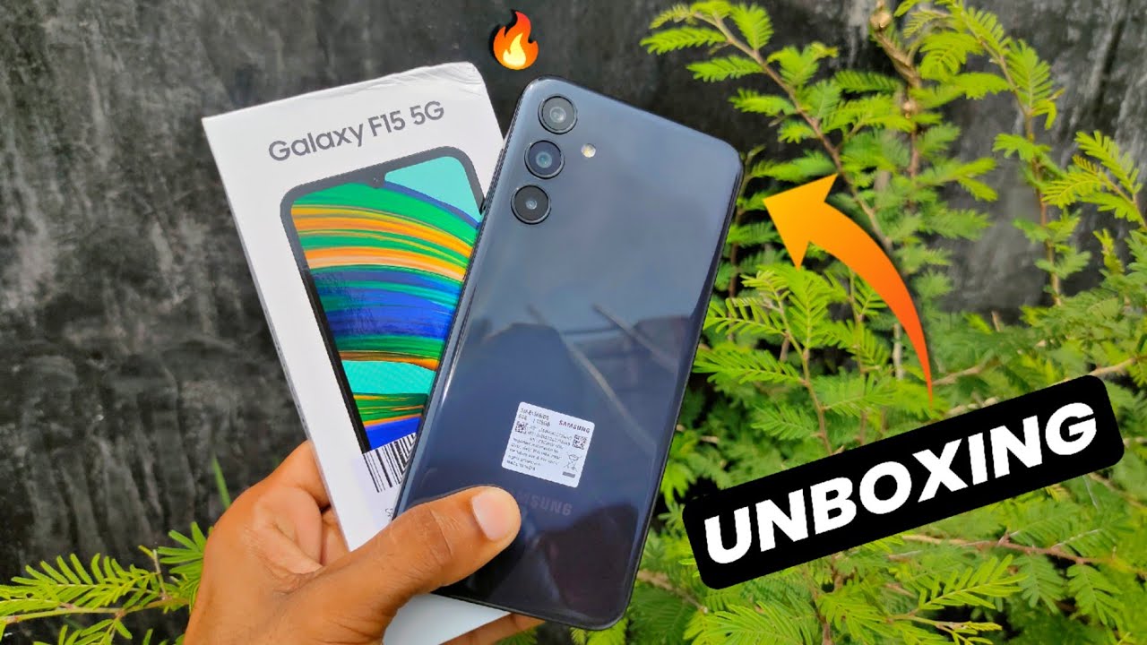 Samsung Galaxy F15 Unboxing & First' look ⚡ Super AMOLED Display, 6000 ...