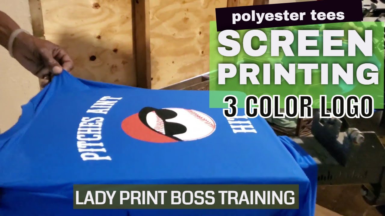 Screen Printing On Polyester Performance Tee YouTube Screen Printing On Polyester Performance Tee YouTube