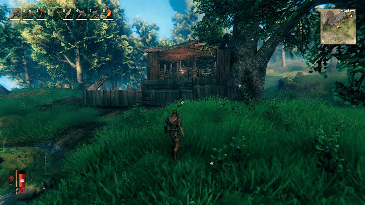 Valheim ! Fighting the second boss and sailing in a boat today ...