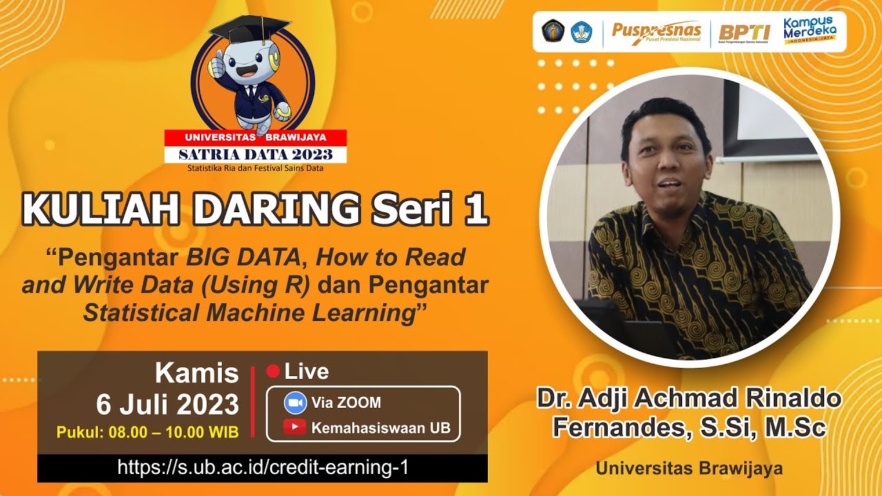 Kuliah Daring Seri 1 Credit Earning Satria Data 2023 - YouTube