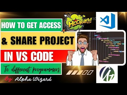 How to connect live share in vs code|How to work together on a project ...