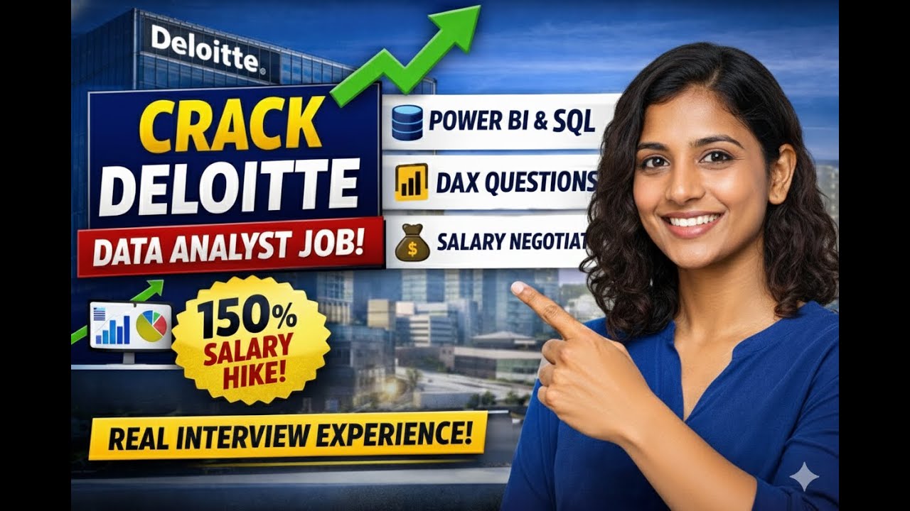 Crack Deloitte Data Analyst Job | 150% Salary Hike | Real Power BI ...