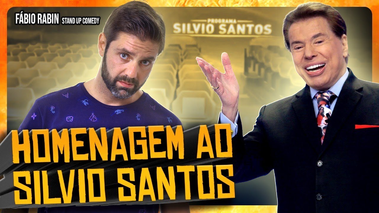 Homenagem ao Silvio Santos e outros temas - Fábio Rabin (Comédia Stand ...