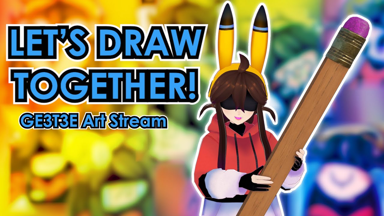 MY LAST STREAM! ART CHALLENGE TIME LET'S DRAW TOGETHER! - YouTube