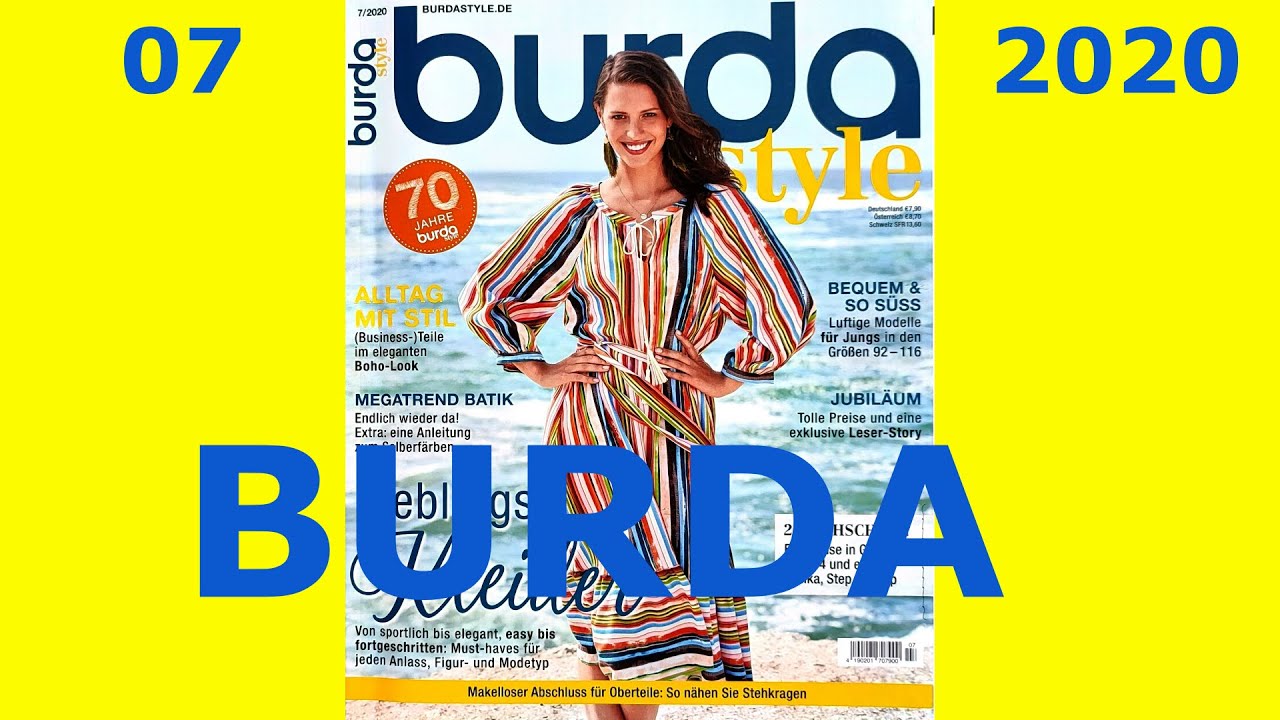 BURDA STYLE ️7/2020 ЛЮБИМЫЕ ПЛАТЬЯ💃 ELEGANZ EASY SPORT-STYLE УДОБНО ...