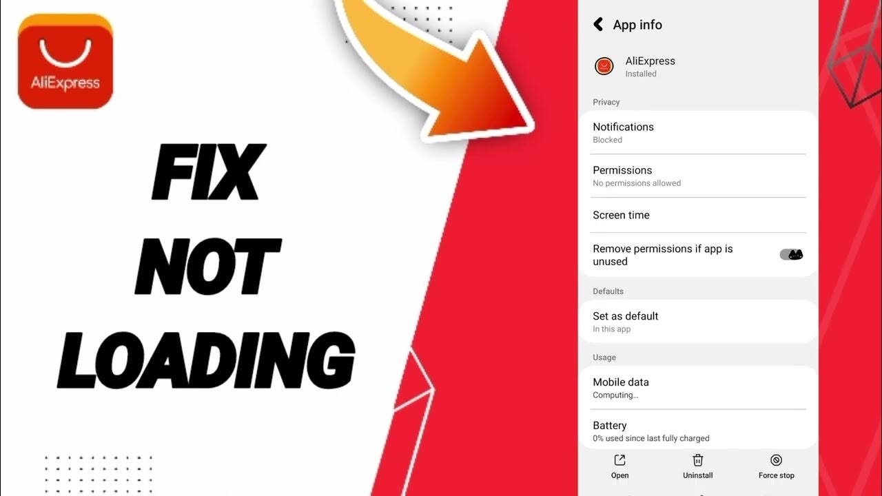 How To Fix Not Loading On AliExpress App 2025 - YouTube