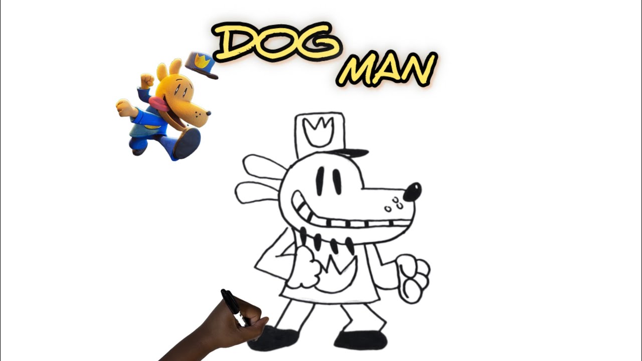 How to Draw DogMan (The Movie) - YouTube