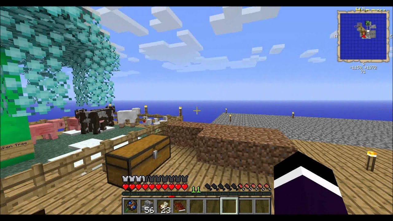 FTB SkyBlock Agrarian Skies - Ep 41 Trying to Get Sugar Cane - YouTube