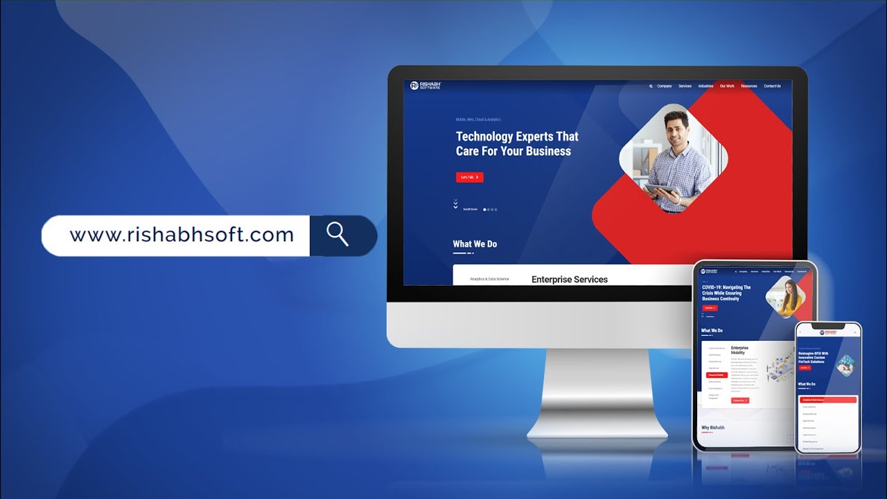 Rishabh Software New Website Overview - YouTube