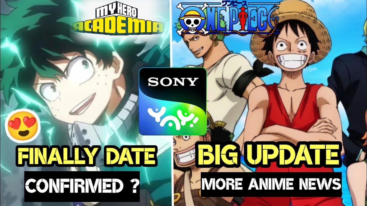 😍One Piece Big Update. My Hero Academia Date ? More Anime Update ! 🔥 ...