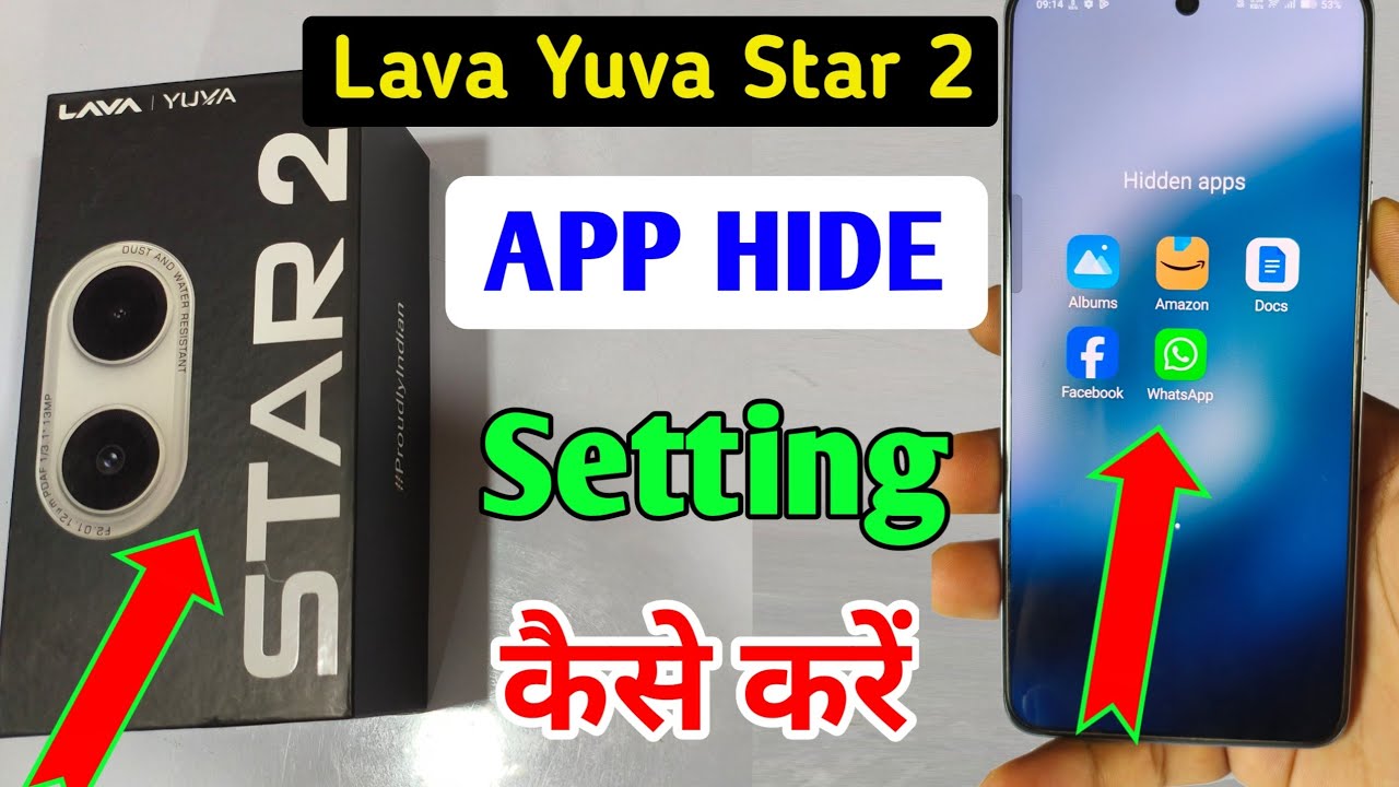 How to hide apps in Lava yuva star 2 /Lava yuva star 2 app hide/app ...