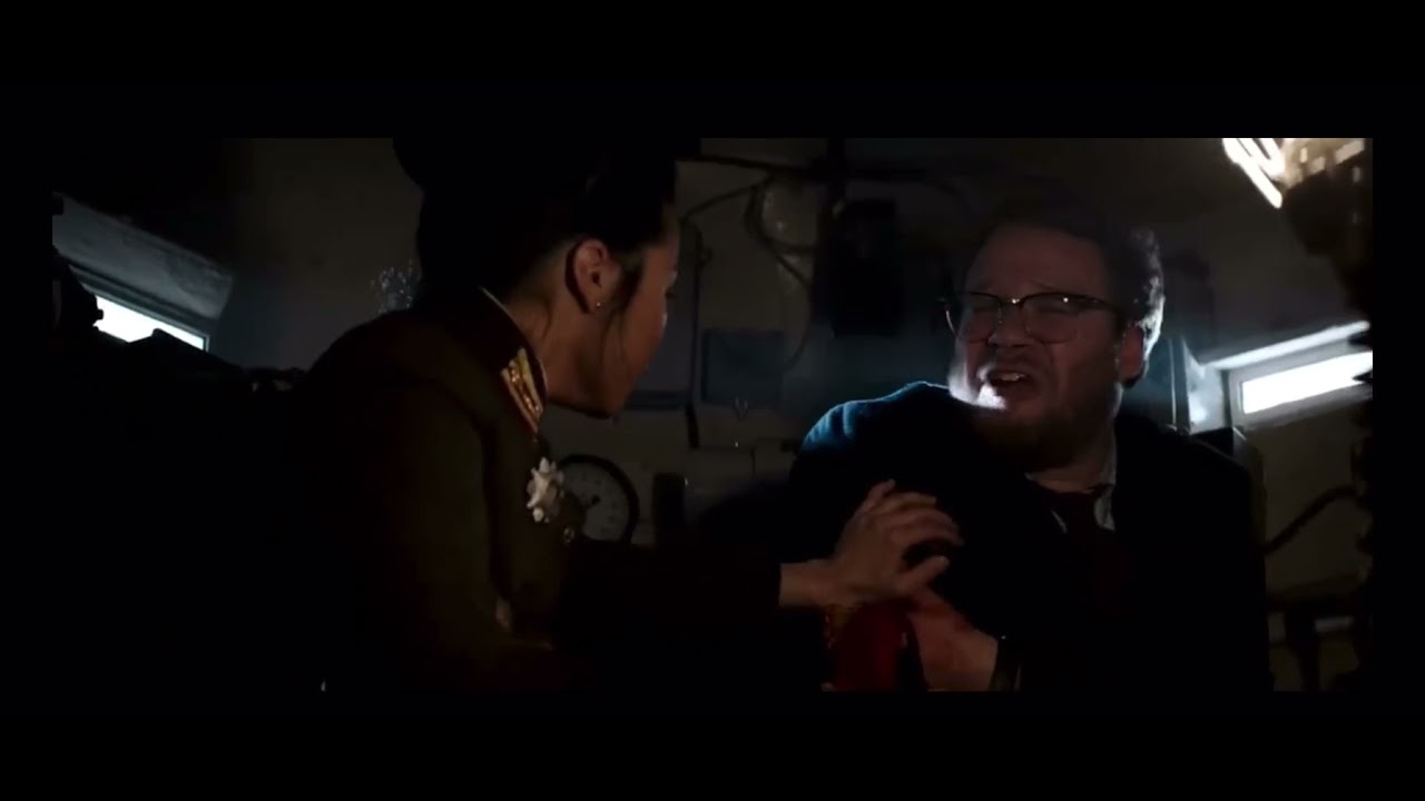 The Interview escaping the compound scene - YouTube