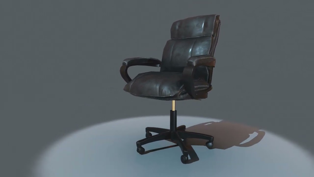 #3d Office Chair Made In #Maya Detail In #Zbrush #Render In #Marmoset # ...