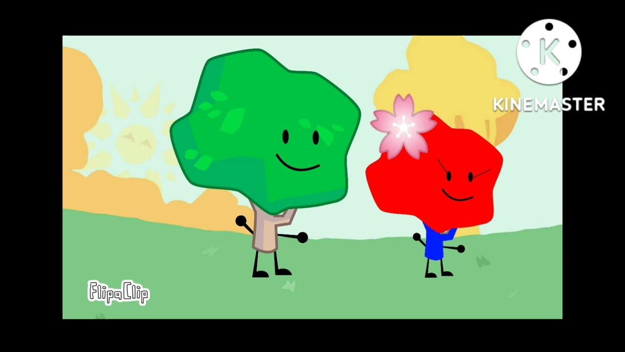 BFB Tree and Tree Red Blue - YouTube