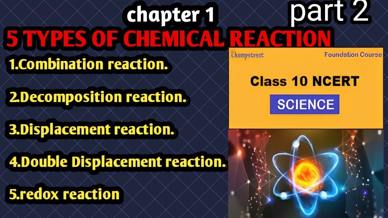 Types of chemical reaction || class 10 types of chemical reaction ...