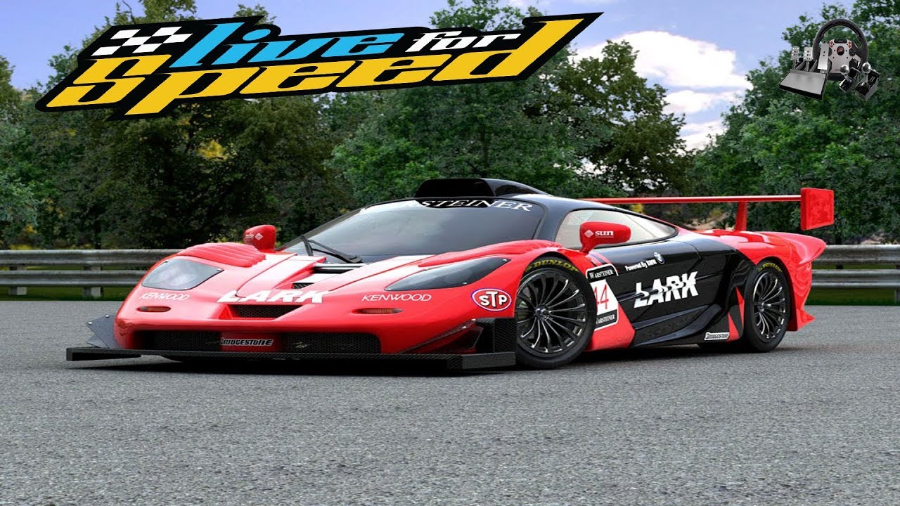 Live For Speed (LFS) - McLaren F1 (kısa tanıtım) - w/fanatec direksiyon ...