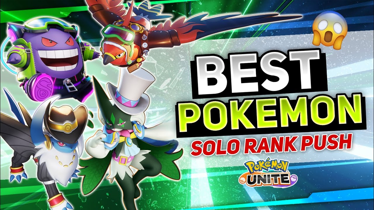 5 Best Pokemons for Solo Rank Push in Pokemon Unite 2025 | Best Pokemon ...