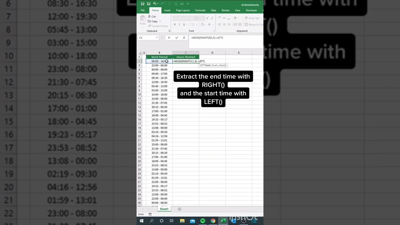 How To Extract Hours Worked shorts YouTube how-to-extract-hours-worked-shorts-youtube