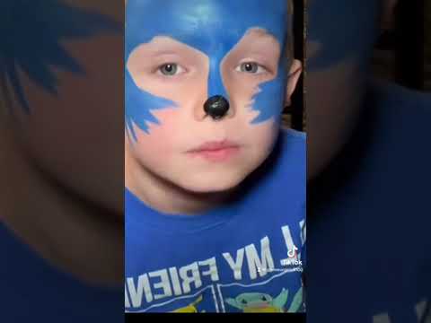 Sonic face painting designs