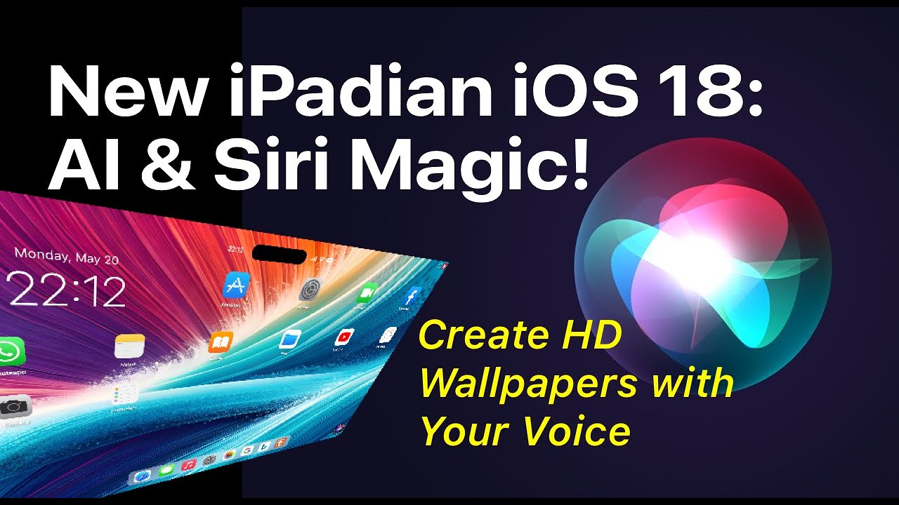 iPadian iOS 18 - Siri Pro (Demo #1) - YouTube