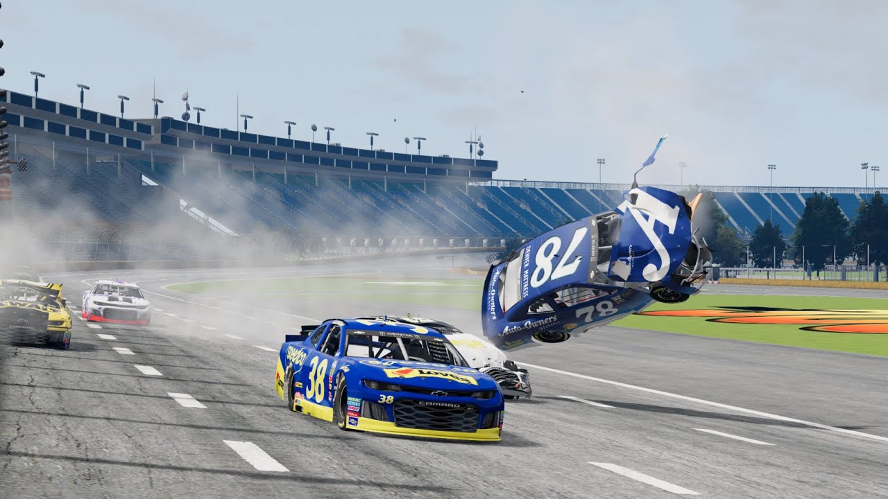 BeamNG Drive Nascar Gen 6 Crashes #7 - YouTube