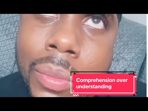 Comprehension over understanding - YouTube