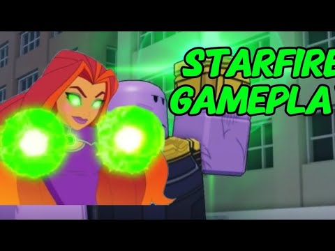 Starfire Gameplay |Super Universe Battlegrounds|Roblox| - YouTube