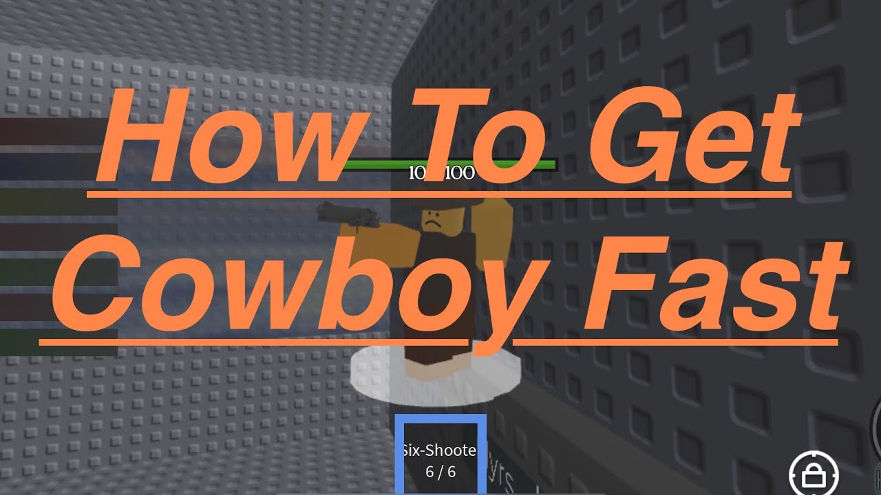 How To Get Cowboy Fast In RogueBlade - YouTube
