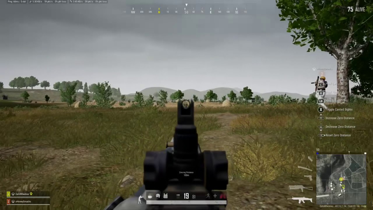 The Scar is accurate at range... Even iron sights - YouTube