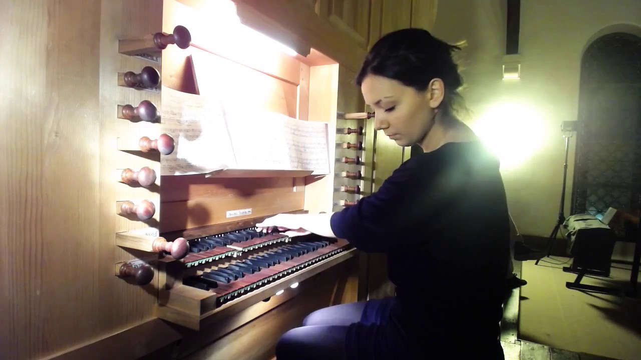 Ольга Жукова Olga Zhukova (organ) - J.S.BAch An Wasserflussen Babylon5 ...