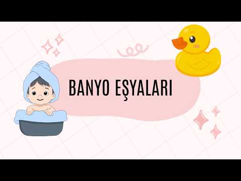 Banyoda Neler Var? 🛁 Banyo Eşyaları | Çocuklar İçin Eğitici Video