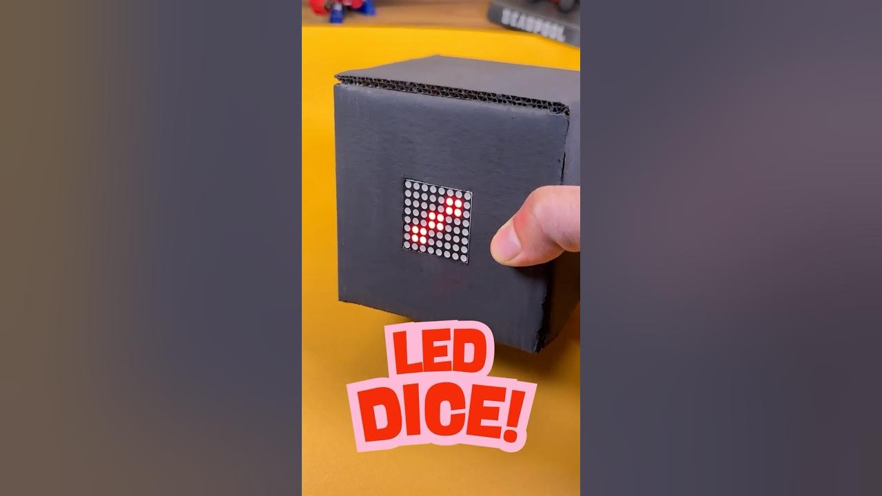 Arduino LED Dice with MPU6050 & MAX7219 | Kitkraft DIY Motion-Sensing ...