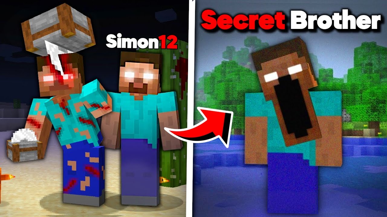 The Story Of Simon_12: Herobrine's Secret Brother - YouTube