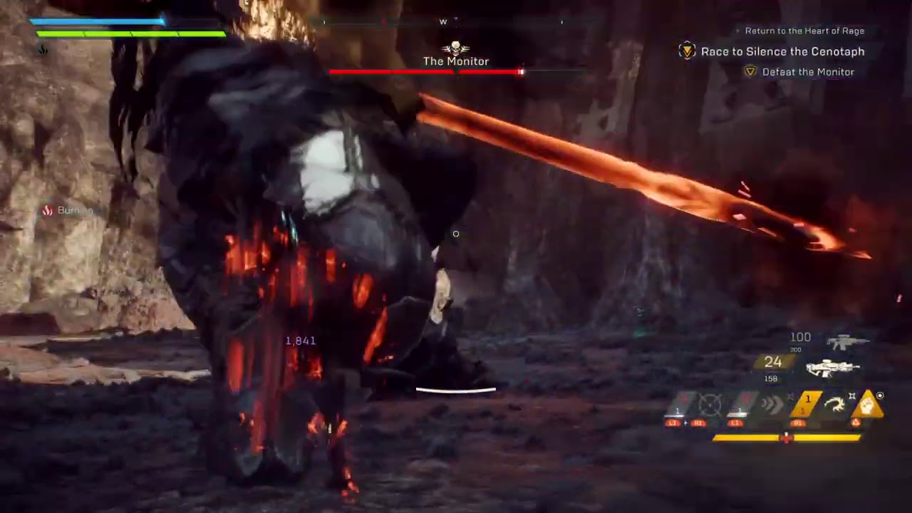 Monitor Boss Fight - Interceptor - Solo - 99.9% Melee only (Anthem ...