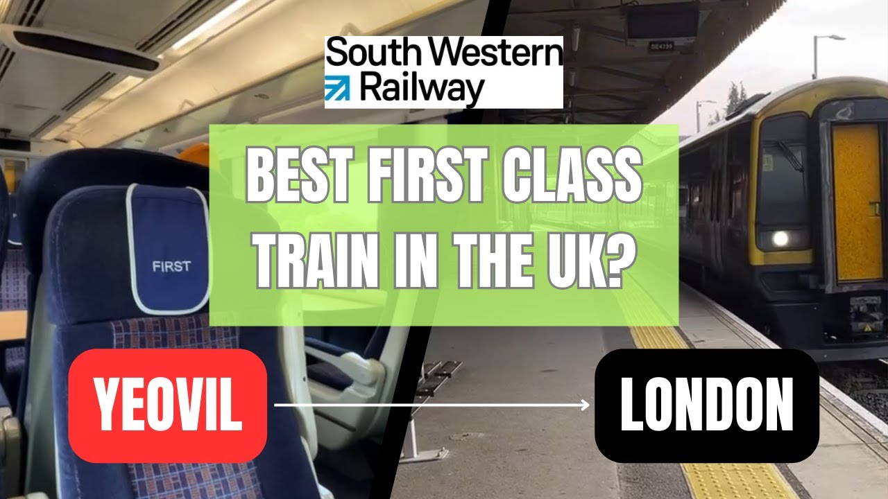 The Best First Class Train in the UK? Yeovil to London SWR - YouTube