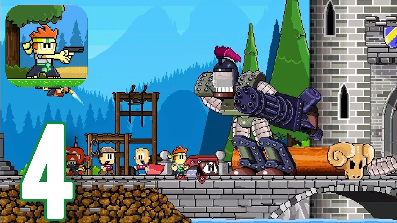 Dan the Man - Gameplay Walkthrough Part 4 - Main Story - Stage 8 - 1 ...