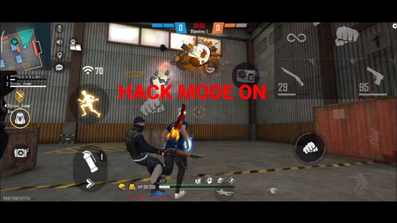 WHITE DEVIL HACK MODE ON😎 - YouTube