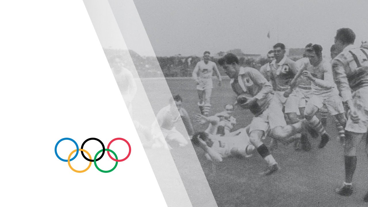 USA take gold in Olympic Rugby - USA vs France - Paris 1924 Olympic ...