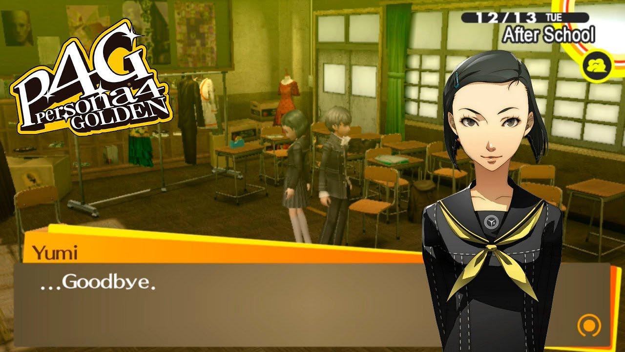 Persona 4 Golden [Friendship] - Yumi Ozawa S. Link Rank 10 - YouTube