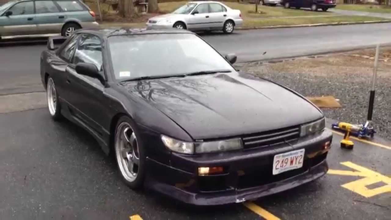 Fully built sr20 s13 240sx Silvia Midnight Purple - YouTube