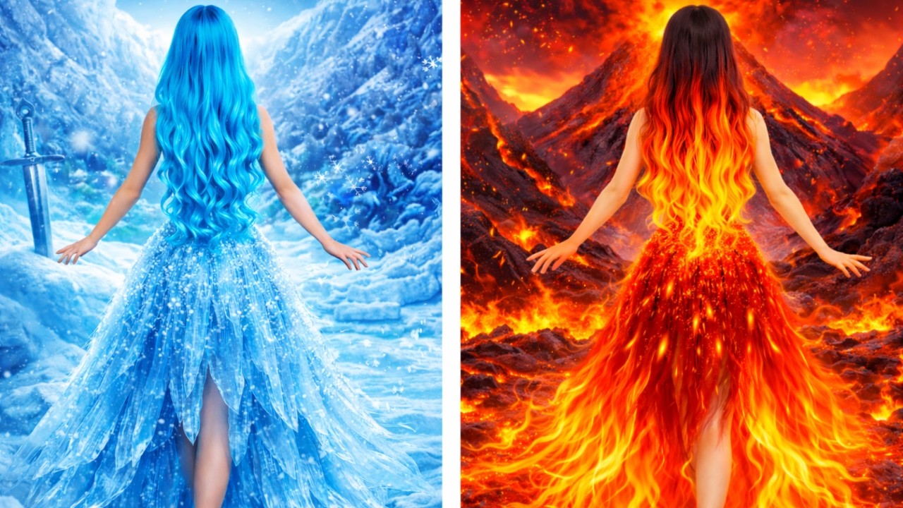 TV 4K II ICE vs FIRE CHALLENGE ️🔥 Freezing Cold Meets Burning Heat by ...