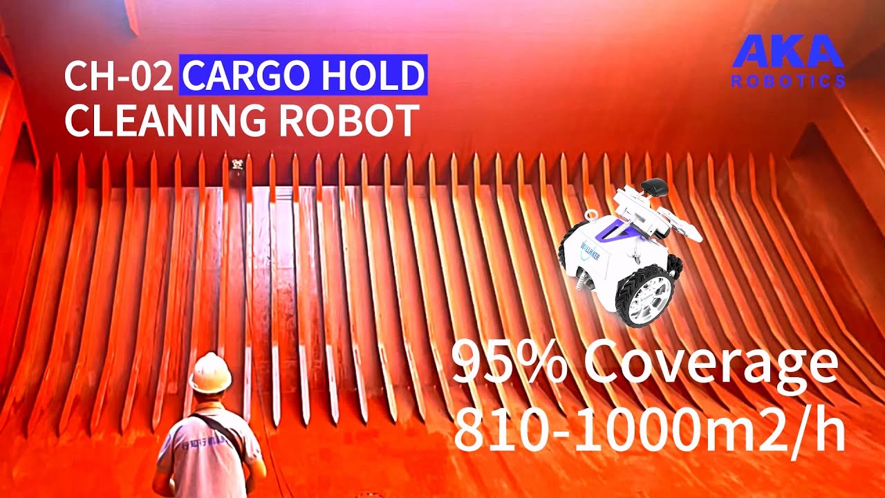 NEW ARRIVAL! WallHiker CH-02 Cargo Hold Cleaning Robot - YouTube