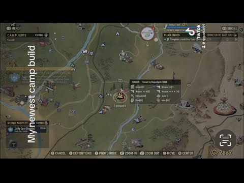 Camp build fallout 76 - YouTube