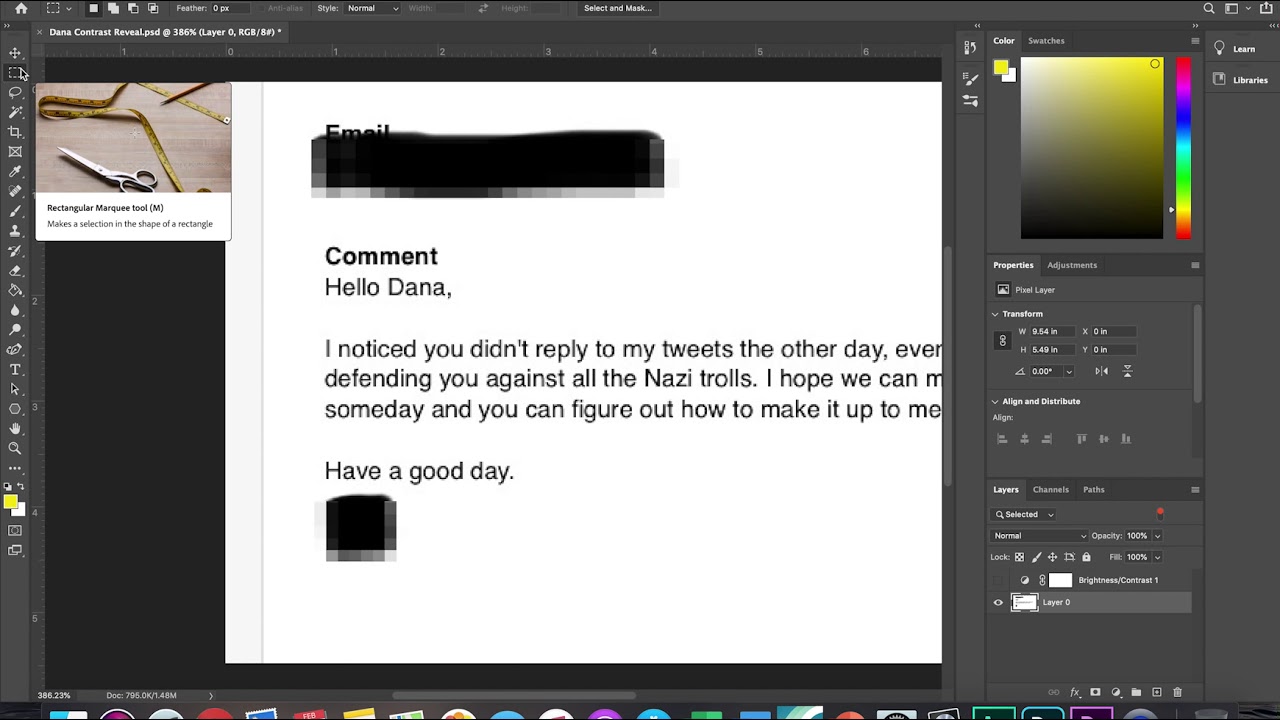 Learning how to not dox people - YouTube