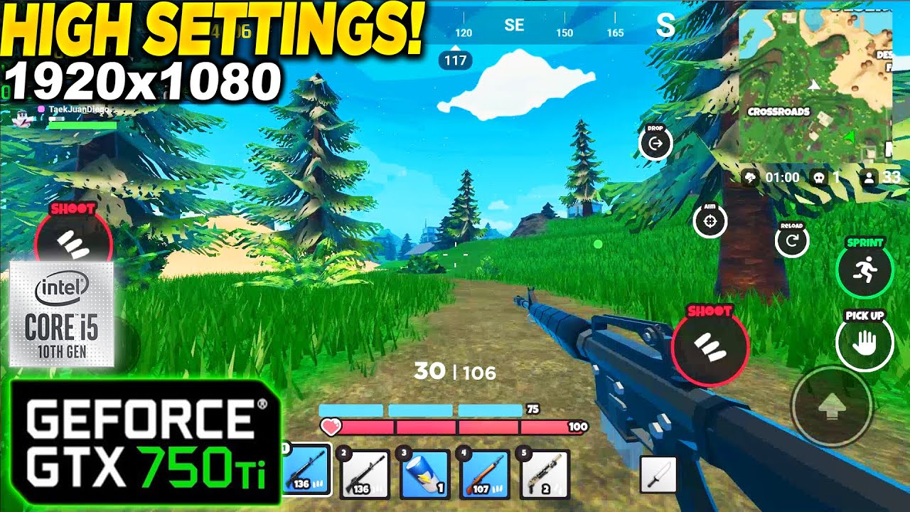 Roblox GTX 750 Tİ + i5 10400F 1080p High, - YouTube