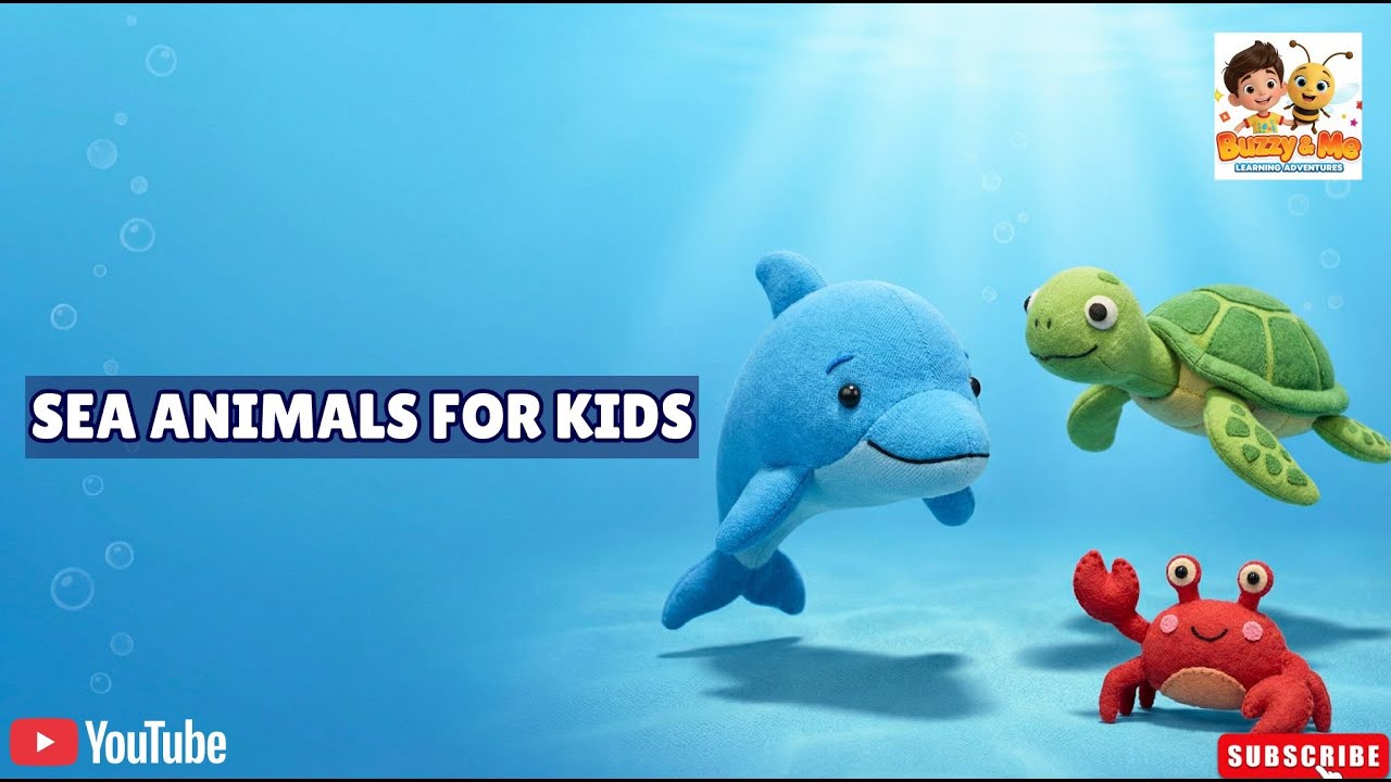 Sea Animal Toys for Kids | Learn Ocean Animals & Fun Facts | Kids ...