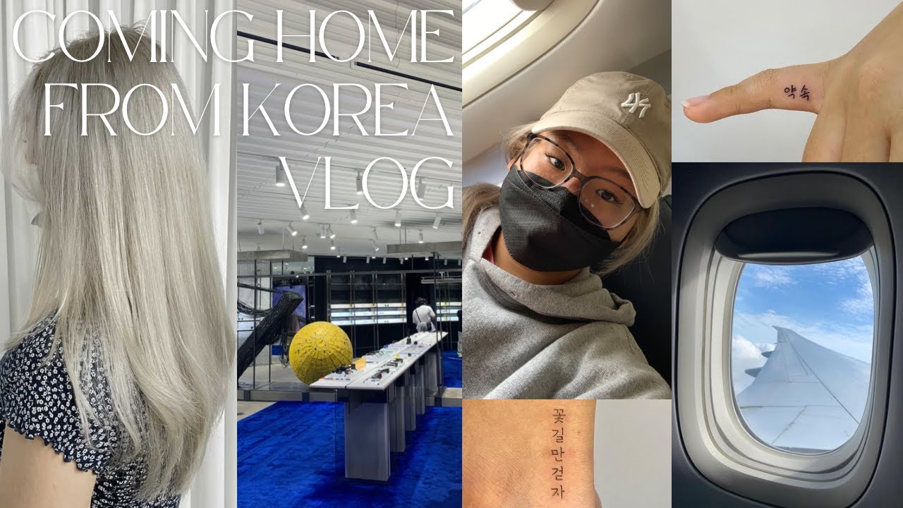 I'M FINALLY COMING HOME FROM KOREA | last few days in korea | cho in ...